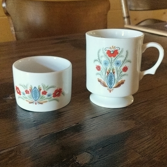 Berggren | Dining | Mid Century Berggren Bergquist Cup And Ramekin Set ...